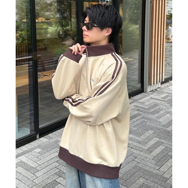 『セール実施中』参考価格：6，930円発売時期：2024年02月コンディション：A（使用感なし）数回使用した程度で使用感が感じられないアイテム参考商品名：side line half zip sweat - サイドラインハーフジップスウェッ...