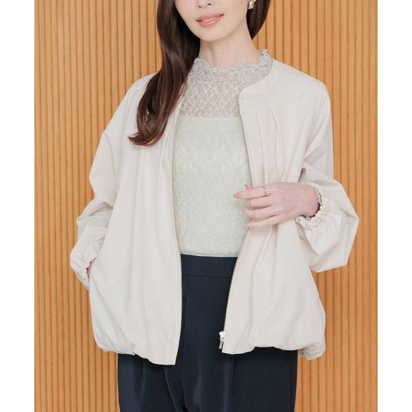 ZOZO問い合わせ番号:102410486ショップ:Honeys，ハニーズブランド:GLACIER lusso，グラシアルッソ商品名:【ＵＶカット・抗菌防臭】裾バルーンブルゾンカテゴリ:ジャケット/アウター>ブルゾンブランド品番:67...