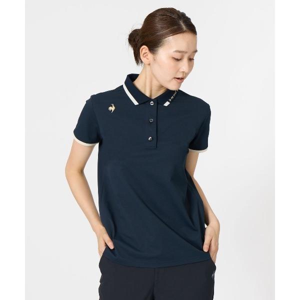 ZOZO問い合わせ番号:102411067ショップ:le coq sportif，ルコックスポルティフブランド:le coq sportif，ルコックスポルティフ商品名:ヘランカ半袖ポロシャツ(遮熱)カテゴリ:トップス>ポロシャツブラ...