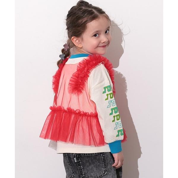 ZOZO問い合わせ番号:102411159ショップ:MARKEY'S，マーキーズブランド:Ocean&amp;Ground，オーシャン&amp;グラウンド，MARKEY'S，マーキーズ商品名:チュールフリルベストカテゴリ:ワンピース/ドレス...