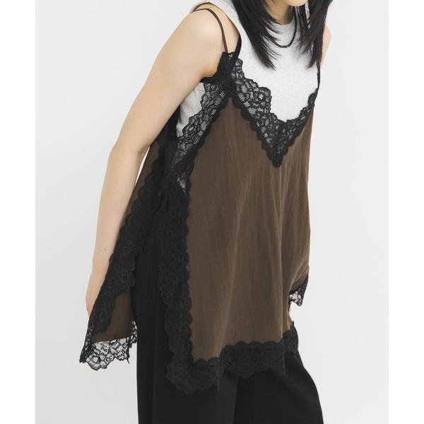 ZOZO問い合わせ番号:102411327ショップ:KBF，ケービーエフブランド:KBF，ケイビーエフ商品名:『一部WEB限定カラー』ヴィンテージライクレースキャミソールカテゴリ:トップス>キャミソールブランド品番:KB26130-2...