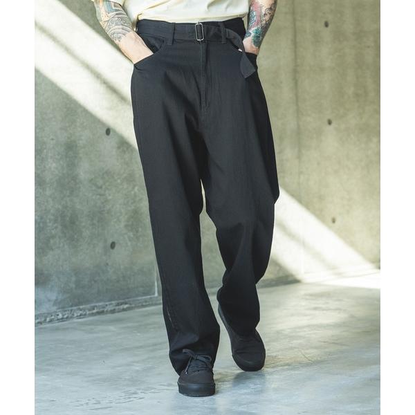 ZOZO問い合わせ番号:102412266ショップ:MR.OLIVE，ミスターオリーブブランド:MR.OLIVE，ミスターオリーブ商品名:RINSE WASH 8oz DENIM / BELTED RELAX TAPERED PANTS /...