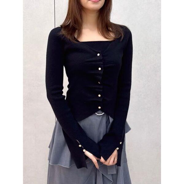 ZOZO問い合わせ番号:102417945ショップ:dazzlin，ダズリンブランド:dazzlin，ダズリン商品名:カーデカスケードトップスカテゴリ:トップス>ニット/セーターブランド品番:022612600201素材:レーヨン49...