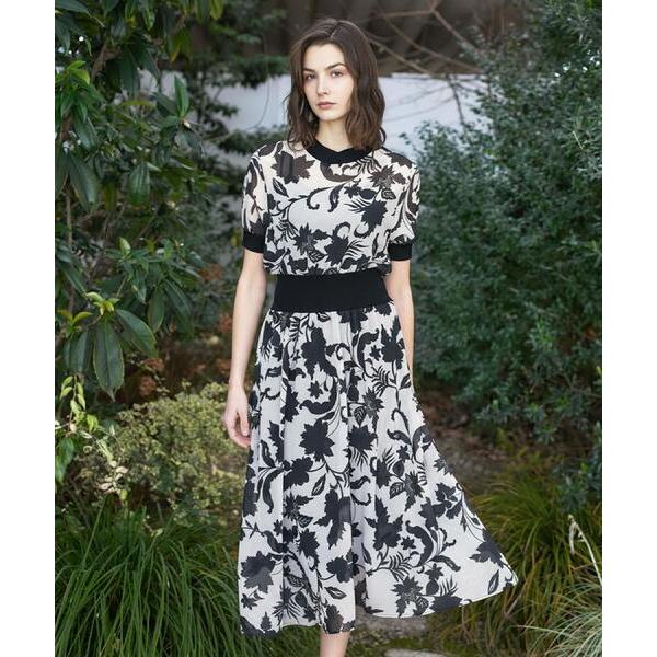 『タイムセール実施中』ZOZO問い合わせ番号:102418187ショップ:DRESSTERIOR，ドレステリアブランド:DRESSTERIOR，ドレステリア商品名:【otonaMUSE5月号掲載/ウォッシャブル】シアー ボタニカル ドレスカ...