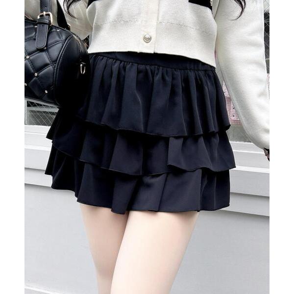 ZOZO問い合わせ番号:102419015ショップ:INGNI，イングブランド:INGNI，イング商品名:フリルミニスカパンカテゴリ:スカート>スカートブランド品番:1261-300029素材:表地:ポリエステル95%，表地:ポリウレ...