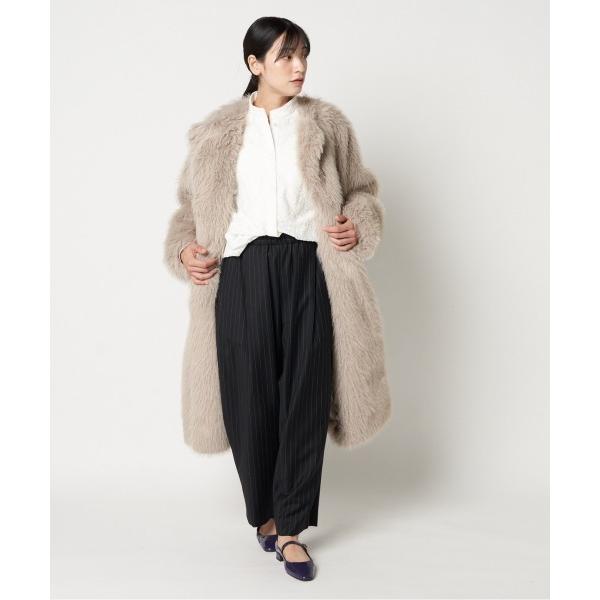 『タイムセール実施中』参考価格：52，800円発売時期：2023年11月コンディション：A（使用感なし）数回使用した程度で使用感が感じられないアイテム参考商品名：ECO FUR LONG COAT参考品番：23003072021HN【商品に...