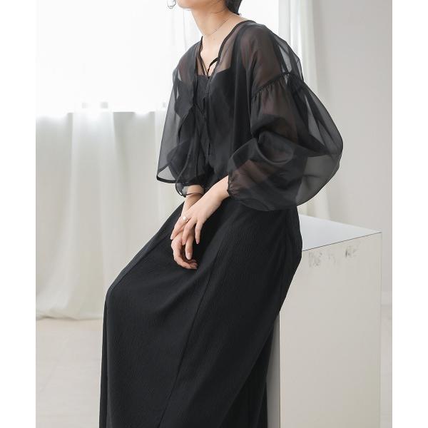 『セール実施中』参考価格：8，900円発売時期：2022年11月コンディション：D（傷・汚れあり）傷や汚れがあるが使用には問題ないアイテムすそ周り：毛玉参考商品名：【新色追加】シアーカーディガンセットワンピース参考品番：5310062【商品...