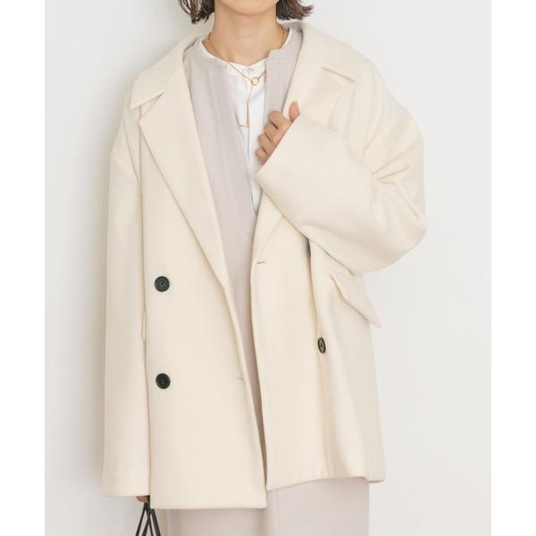 『タイムセール実施中』参考価格：23，650円発売時期：2022年11月コンディション：B（目立つ使用感なし）使用感が少ない、または気にならないアイテム全体的：汚れ参考商品名：ダブルブレストショートコート参考品番：NL27-27B051【商...