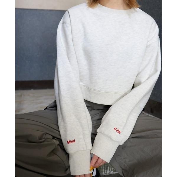 『タイムセール実施中』参考価格：4，400円発売時期：2024年09月コンディション：B（目立つ使用感なし）使用感が少ない、または気にならないアイテム全体的：毛玉参考商品名：袖刺繍クロップド丈クルーネック裏起毛スウェット参考品番：231-5...