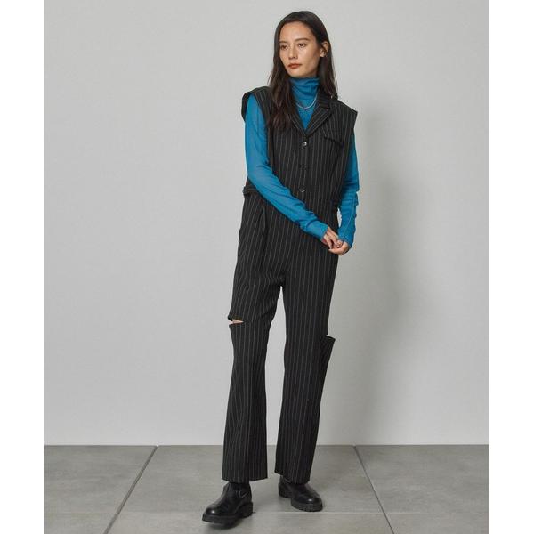 『タイムセール実施中』参考価格：28，600円発売時期：2022年08月コンディション：C（やや使用感あり）使用感があり、やや気になる傷や汚れがあるアイテム全体的：色あせ参考商品名：ノースリーブジャンプスーツ参考品番：162340014【商...