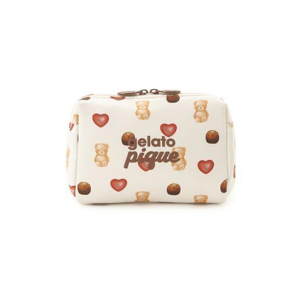 ZOZO問い合わせ番号:102452205ショップ:gelato pique，ジェラート　ピケブランド:gelato pique，ジェラートピケ商品名:総柄ポーチカテゴリ:財布/小物>ポーチブランド品番:PWGB261642素材:表地...