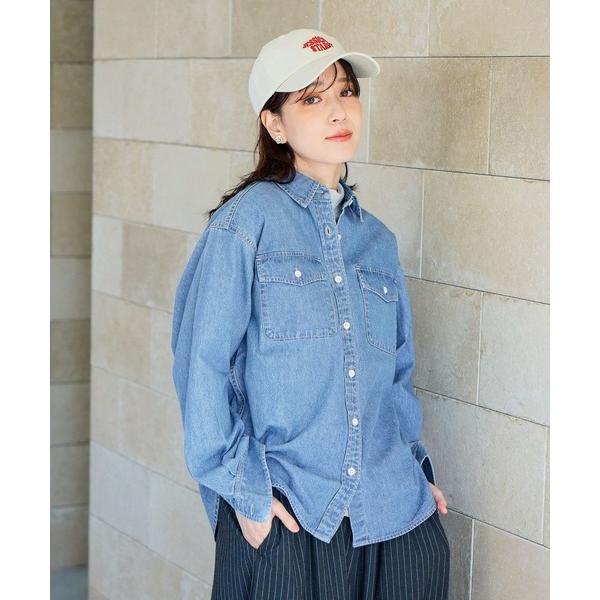 ZOZO問い合わせ番号:102453138ショップ:studio CLIP，スタディオクリップブランド:studio CLIP，スタディオクリップ商品名:ベージックデニムシャツ《CLIP denim》カテゴリ:トップス>シャツ/ブラウ...