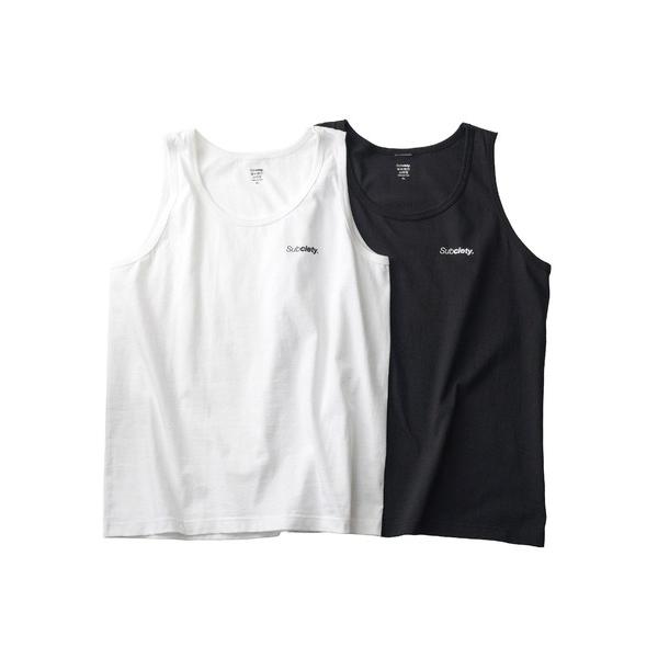 ZOZO問い合わせ番号:102453546ショップ:Subciety，サブサエティブランド:Subciety，サブサエティ商品名:2pack tank topカテゴリ:トップス>タンクトップブランド品番:155-40110素材:綿10...