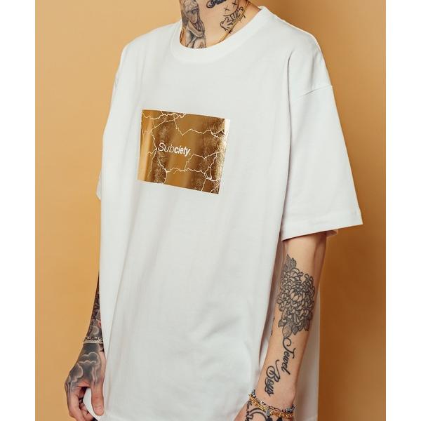 ZOZO問い合わせ番号:102453576ショップ:Subciety，サブサエティブランド:Subciety，サブサエティ商品名:Foil ratio teeカテゴリ:トップス>Tシャツ/カットソーブランド品番:155-40135素材...