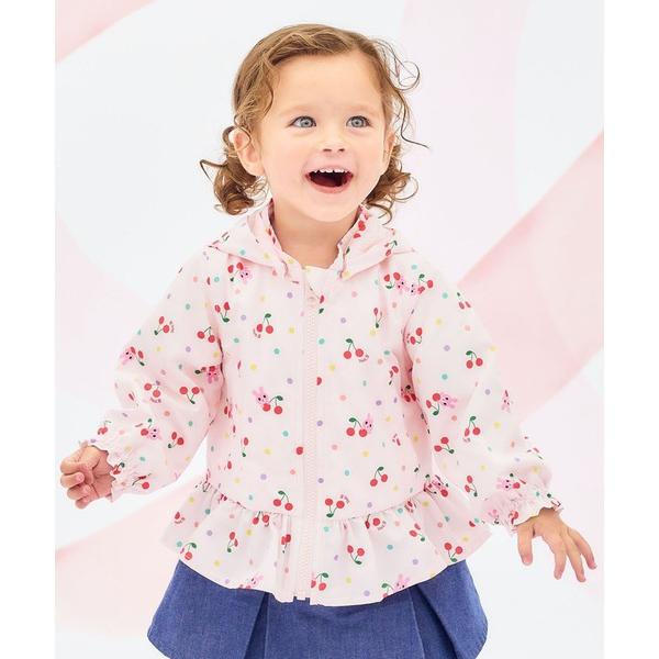 ZOZO問い合わせ番号:102453782ショップ:MIKI HOUSE HOT BISCUITS，ミキハウスホットビスケッツブランド:HOT BISCUITS，ホットビスケッツ商品名:キャビット×さくらんぼ 総柄ウインドブレーカーカテゴリ...