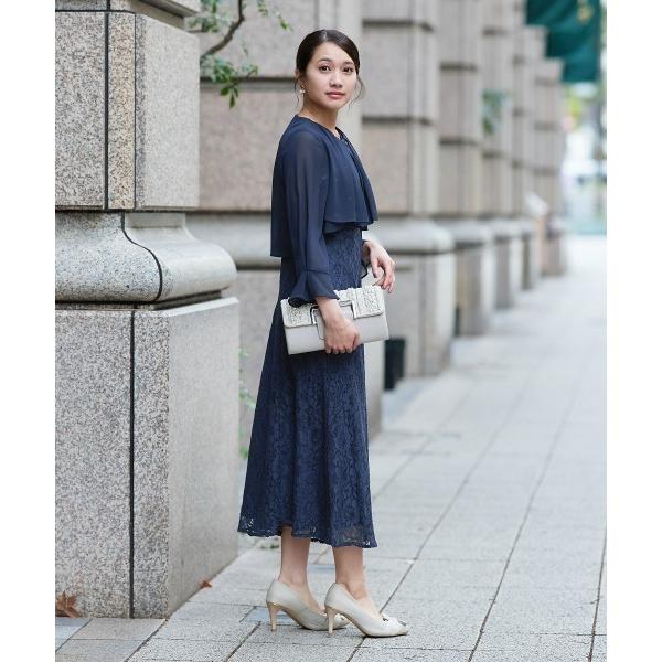 『タイムセール実施中』ZOZO問い合わせ番号:102453932ショップ:nissen，ニッセンブランド:Jolie et Jolie，ジョリーエジョリー商品名:羽織ボレロ風レースワンピースドレスカテゴリ:ワンピース/ドレス>ドレスブ...