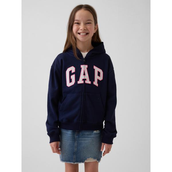 『タイムセール実施中』ZOZO問い合わせ番号:102454027ショップ:GAP，ギャップブランド:GAP，ギャップ商品名:リラックスフィット GAPロゴ ジップアップパーカー (キッズ)カテゴリ:トップス>パーカーブランド品番:59...