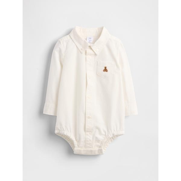 『タイムセール実施中』ZOZO問い合わせ番号:102454050ショップ:GAP，ギャップブランド:GAP，ギャップ商品名:オックスフォード ボディスーツ (ベビー)カテゴリ:トップス>シャツ/ブラウスブランド品番:816510素材:...
