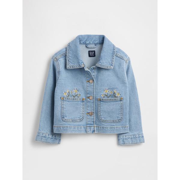 『タイムセール実施中』ZOZO問い合わせ番号:102454056ショップ:GAP，ギャップブランド:GAP，ギャップ商品名:babyGap 刺しゅうデニムジャケットカテゴリ:ジャケット/アウター>デニムジャケットブランド品番:8665...