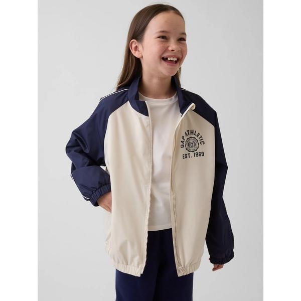 『タイムセール実施中』ZOZO問い合わせ番号:102454097ショップ:GAP，ギャップブランド:GAP，ギャップ商品名:GAP Athleticロゴ ウィンドブレーカー ジャケット (キッズ)カテゴリ:ジャケット/アウター>ナイロ...