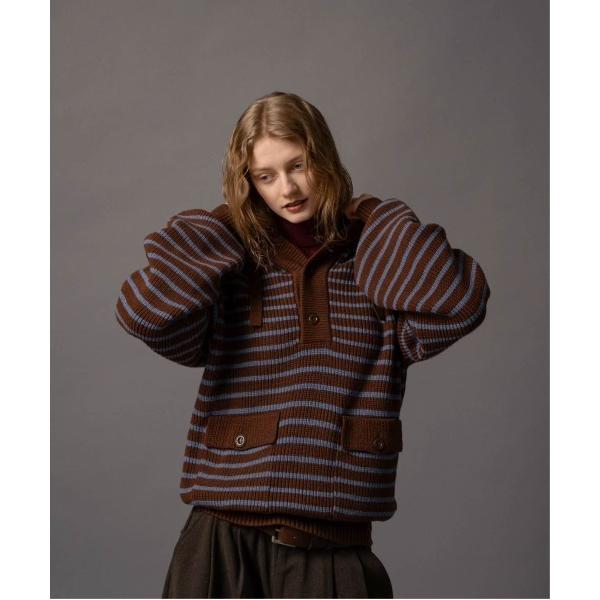 ZOZO問い合わせ番号:102454133ショップ:IF Div.，アイエフディビジョンブランド:CIVVY.，シヴィ―商品名:Double Pocket Knit Hoodie - ダブルポケット ニットフーディー -カテゴリ:トップス&...