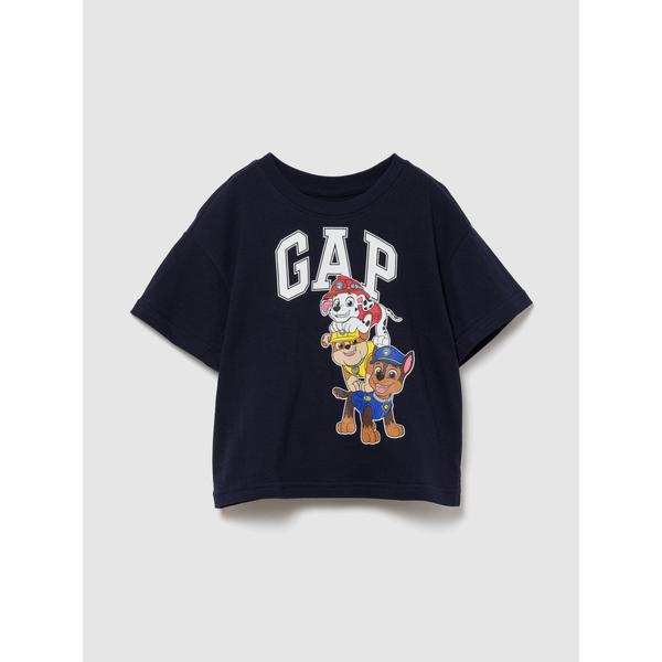 『タイムセール実施中』ZOZO問い合わせ番号:102454158ショップ:GAP，ギャップブランド:GAP，ギャップ商品名:パウ・パトロール オーバーサイズ グラフィック GAPロゴTシャツ (幼児・ベビー)カテゴリ:トップス>Tシャ...
