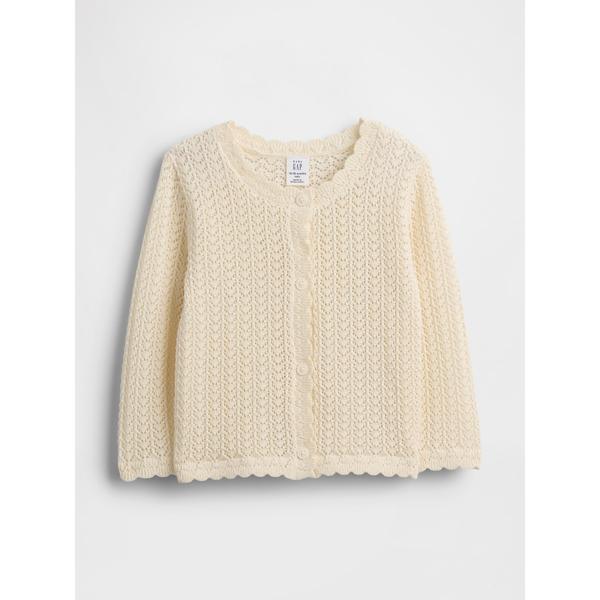 『タイムセール実施中』ZOZO問い合わせ番号:102454177ショップ:GAP，ギャップブランド:GAP，ギャップ商品名:クロシェ カーディガン (ベビー)カテゴリ:トップス>カーディガン/ボレロブランド品番:880505素材:コッ...