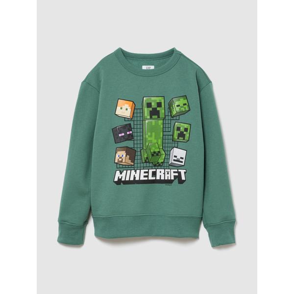 『タイムセール実施中』ZOZO問い合わせ番号:102454267ショップ:GAP，ギャップブランド:GAP，ギャップ商品名:GapKids | マインクラフト リラックスフィット グラフィック スウェットシャツカテゴリ:トップス>スウ...