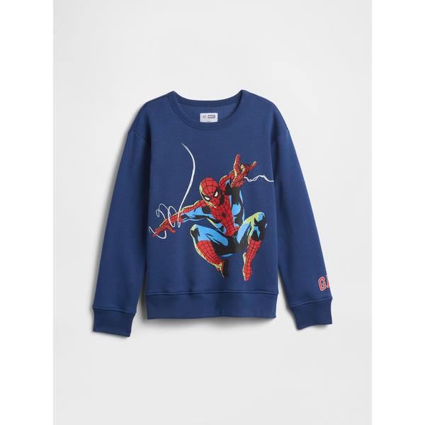『タイムセール実施中』ZOZO問い合わせ番号:102454269ショップ:GAP，ギャップブランド:GAP，ギャップ，MARVEL，マーベル商品名:GapKids | マーベル スパイダーマン リラックスフィット グラフィック スウェットシ...