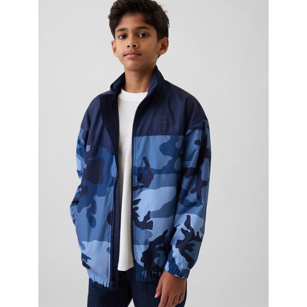 『タイムセール実施中』ZOZO問い合わせ番号:102454301ショップ:GAP，ギャップブランド:GAP，ギャップ商品名:リサイクル カラーブロック カモフラージュ ウィンドブレーカー (キッズ)カテゴリ:ジャケット/アウター>ナイ...