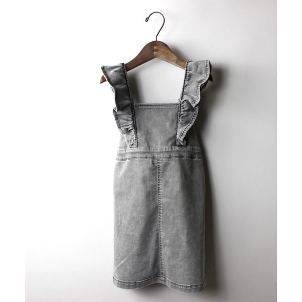 ZOZO問い合わせ番号:102454415ショップ:Wonder apartment，ワンダーアパートメントブランド:maarook，マルーク商品名:接触冷感デニムフリルジャンパースカートカテゴリ:ワンピース/ドレス>ジャンパースカー...