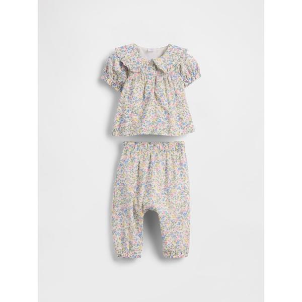 『タイムセール実施中』ZOZO問い合わせ番号:102454804ショップ:GAP，ギャップブランド:GAP，ギャップ商品名:ラッフルフリル パフスリーブ コーデセット (ベビー)カテゴリ:ジャケット/アウター>セットアップブランド品番...