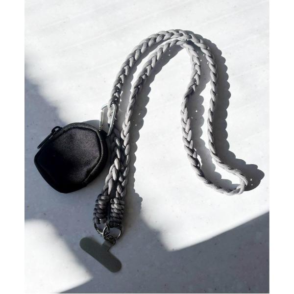 『タイムセール実施中』ZOZO問い合わせ番号:102455330ショップ:FUNALIVE，ファンアライブブランド:lit.Cy，リットシー，FUNALIVE，ファンアライブ商品名:ミニポーチ付き ブレイドコードス マホショルダー ストラッ...