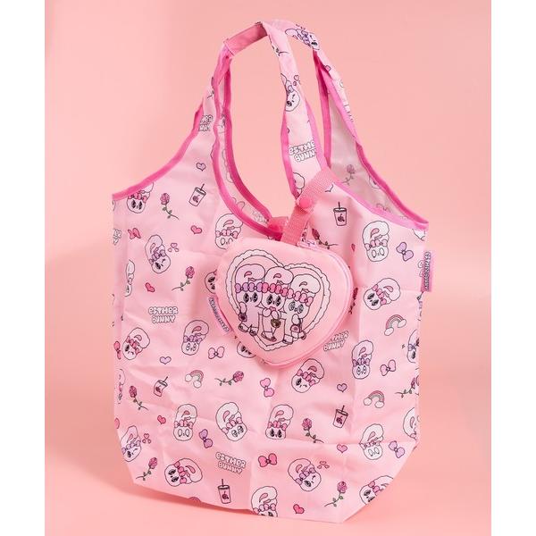 ZOZO問い合わせ番号:102455586ショップ:THE BAREFOOT，ザ ベアフットブランド:THE BAREFOOT，ベアフット商品名:【 esther bunny / エスターバニー 】 ポーチ付ショッピングエコバッグ　SKEカ...