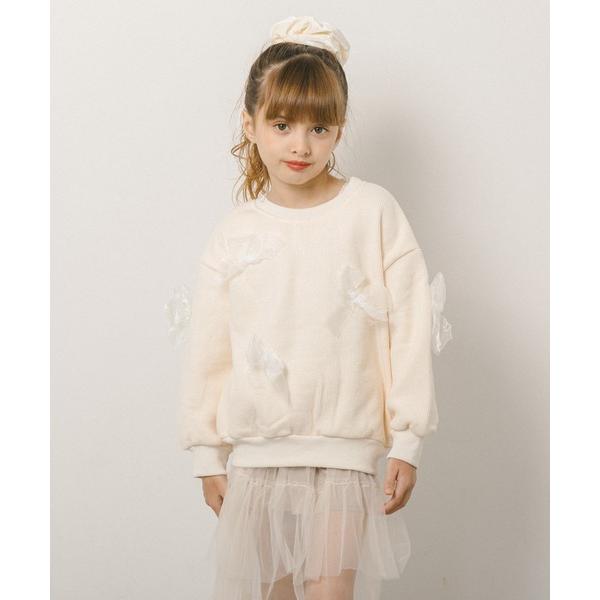 ZOZO問い合わせ番号:102456333ショップ:moredays store，モアデイズ・ストアブランド:URBAN CHERRY，アーバンチェリー商品名:裏起毛チュールリボンリブニットトップスカテゴリ:トップス>ニット/セーター...