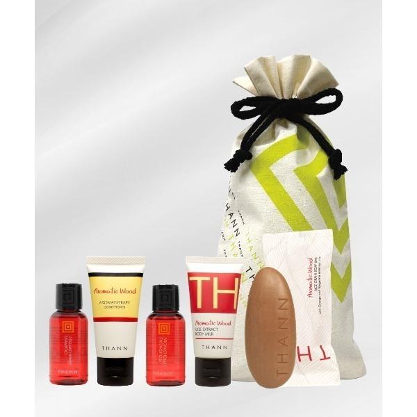 ※このアイテムは返品・交換対象外商品です。コスメ商品ZOZO問い合わせ番号:102458036ショップ:THANN，タンブランド:THANN，タン商品名:巾着付き　ヘア＆ボディケア トライアルセット (アロマティックウッド)カテゴリ:ボディ...