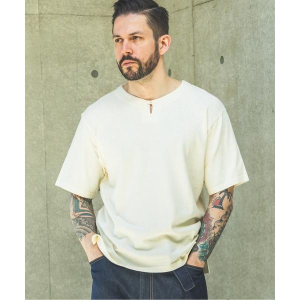 ZOZO問い合わせ番号:102459041ショップ:MR.OLIVE，ミスターオリーブブランド:MR.OLIVE，ミスターオリーブ商品名:88/12 VINTAGE MATERIAL / KEY NECK T-SHIRT /M261137カ...