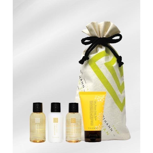 ※このアイテムは返品・交換対象外商品です。コスメ商品ZOZO問い合わせ番号:102459087ショップ:THANN，タンブランド:THANN，タン商品名:巾着付き　ヘア＆ボディケア トライアルセット (エデンブリーズ)カテゴリ:ボディ・ヘア...