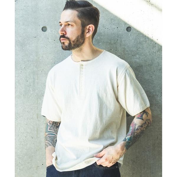 ZOZO問い合わせ番号:102459654ショップ:MR.OLIVE，ミスターオリーブブランド:MR.OLIVE，ミスターオリーブ商品名:VINTAGE CALIFORNIA COTTON / 10-BUTTON HENLEY NECK S...