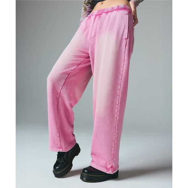 ZOZO問い合わせ番号:102461922ショップ:X-girl，エックスガールブランド:X-girl，エックスガール商品名:FACE LABEL WASHED SWEATPANTSカテゴリ:パンツ>スウェットパンツブランド品番:10...