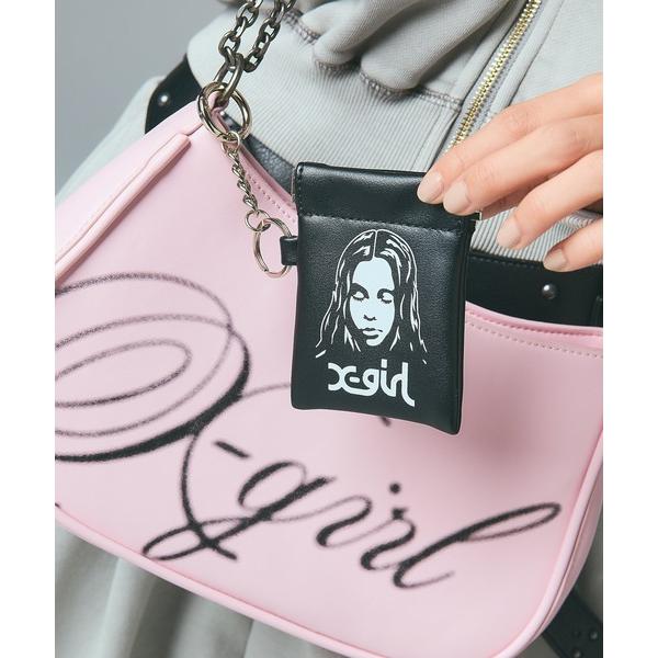 ZOZO問い合わせ番号:102461949ショップ:X-girl，エックスガールブランド:X-girl，エックスガール商品名:FACE MINI POUCH KEYRINGカテゴリ:財布/小物>ポーチブランド品番:1052610540...