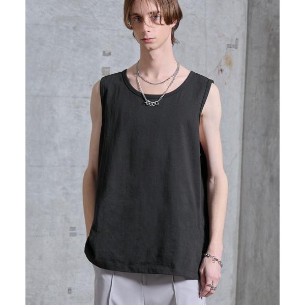 ZOZO問い合わせ番号:102462319ショップ:EMMA CLOTHES，エマ クローズブランド:SERACE，セラス商品名:【SERACE】Loose side slit layered tank top / ルーズサイドスリットレイ...