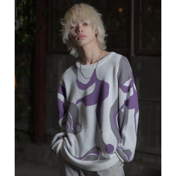 『セール実施中』参考価格：5，496円発売時期：2022年01月コンディション：B（目立つ使用感なし）使用感が少ない、または気にならないアイテム全体的：汚れ参考商品名：オーバーサイズマルチジャガードクルーネックニット参考品番：212377【...