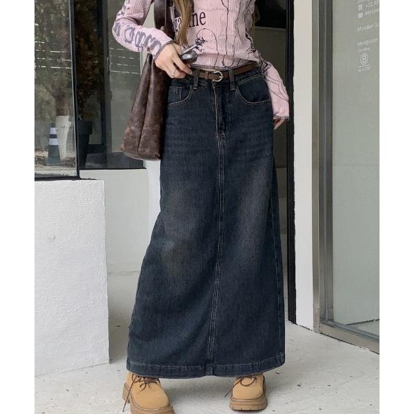 『セール実施中』参考価格：5，980円発売時期：2023年10月コンディション：A（使用感なし）数回使用した程度で使用感が感じられないアイテム参考商品名：YUGA_YGMC 　デニム バックスリット　ロングスカート参考品番：YGMC-237...