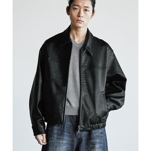 ZOZO問い合わせ番号:102479231ショップ:MONO-MART，モノマートブランド:WYM LIDNM，ウィム バイ リドム商品名:ARTIFICIAL GRAIN / FAUX SUEDE ZIP BLOUSONカテゴリ:ジャケッ...