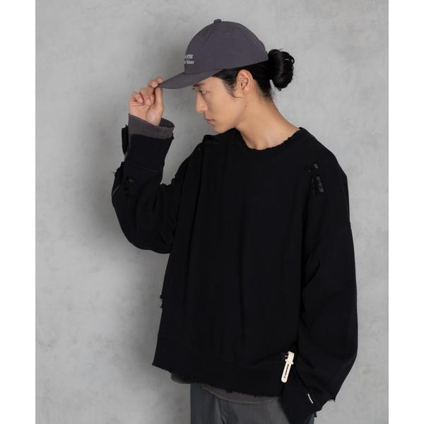 『タイムセール実施中』参考価格：19，800円発売時期：2024年11月コンディション：A（使用感なし）数回使用した程度で使用感が感じられないアイテム参考商品名：ADAMPATEK/damage layered pullover/ダメージレ...