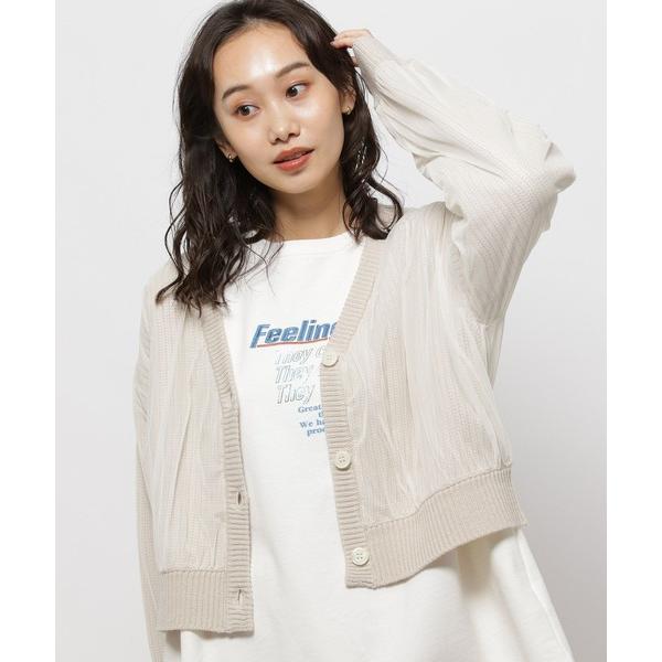 『セール実施中』参考価格：6，600円発売時期：2024年01月コンディション：A（使用感なし）数回使用した程度で使用感が感じられないアイテム参考商品名：チュールドッキングVカーディガン参考品番：996990【商品に関する注意事項】・こちら...