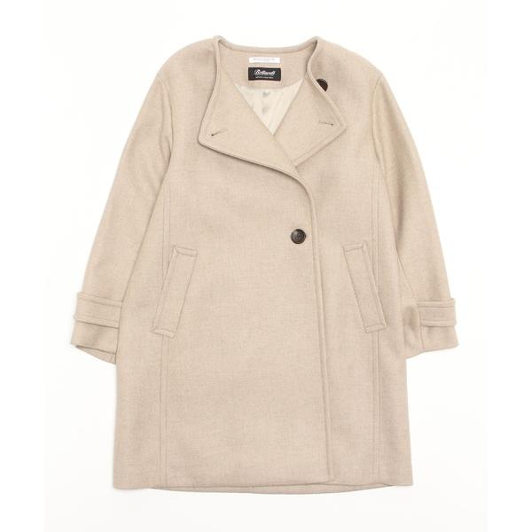 『セール実施中』参考価格：39，600円発売時期：2022年10月コンディション：C（やや使用感あり）使用感があり、やや気になる傷や汚れがあるアイテム全体的：汚れ、毛玉参考商品名：BELLANDIノーカラーミドル コート参考品番：16251...