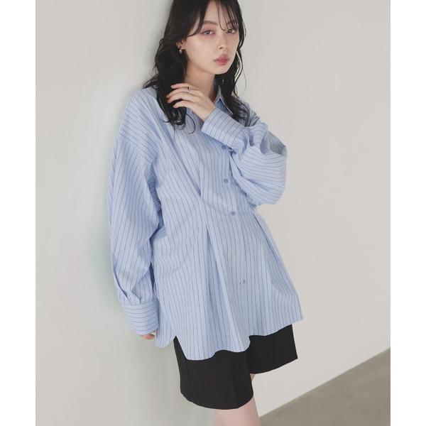 ZOZO問い合わせ番号:102495387ショップ:LIAN，リアンブランド:LIAN，リアン商品名:ウエストタックカラーシャツカテゴリ:トップス>シャツ/ブラウスブランド品番:243-481L3001素材:(無地)ポリエステル　89...