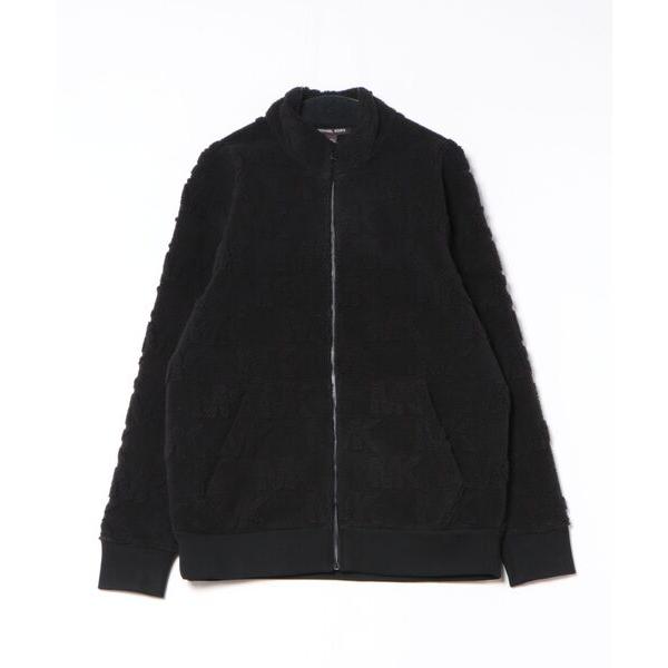 『セール実施中』ZOZO問い合わせ番号:102495543ショップ:MICHAEL KORS MENS，マイケル コース メンズブランド:MICHAEL KORS，マイケルコース商品名:MKエンボスロゴ シェルパ モックネック ジップアップ...